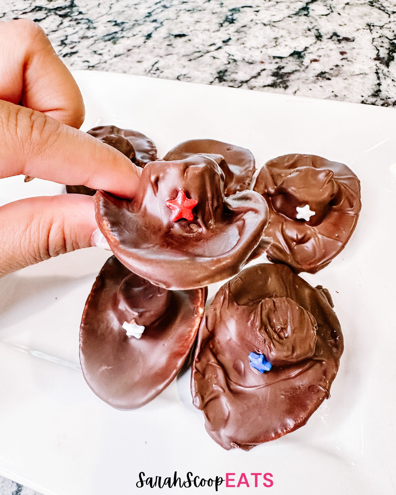 4th of July Chocolate Cowboy Hats Recipe - Sarah Scoop EATS
