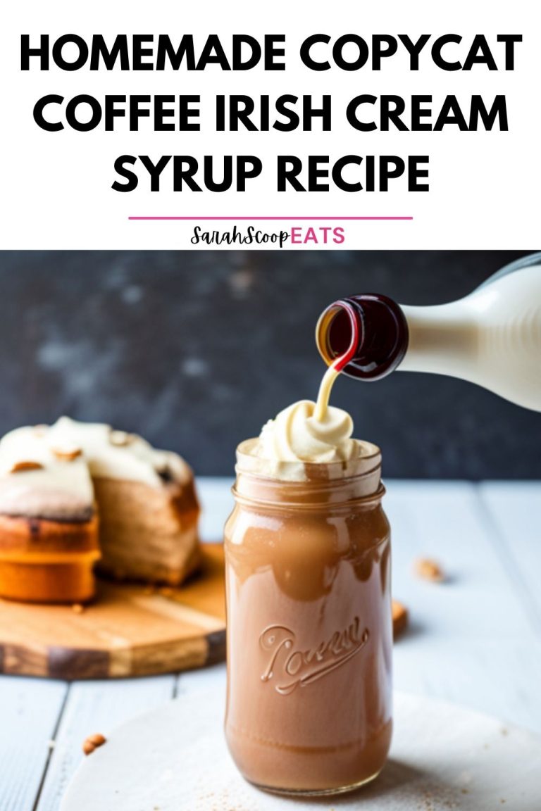 Homemade Copycat Coffee Irish Cream Syrup Recipe