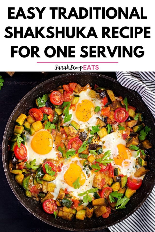 Easy Traditional Shakshuka Recipe For One Serving