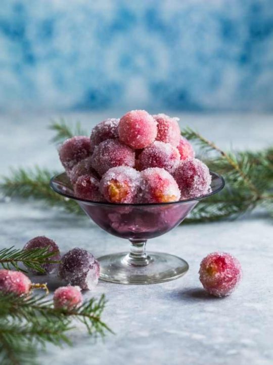 Holiday Sour Candy Frozen Grapes Recipe