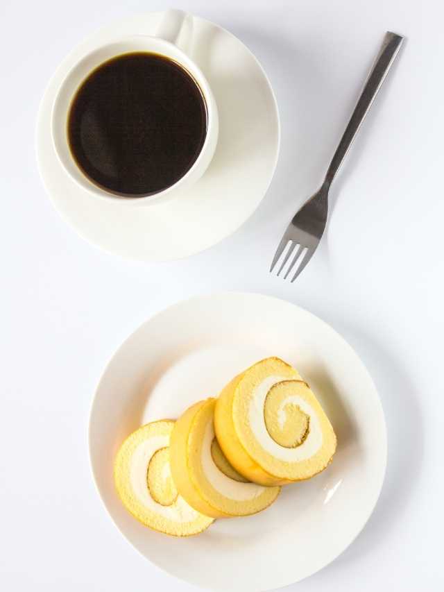 Tasty Coffee Swiss Roll Cake Recipe With Whipped Cream