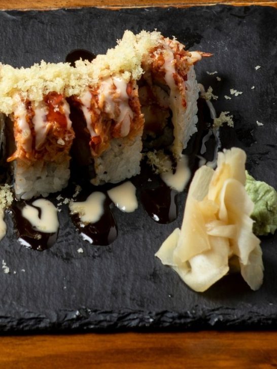 Easy Crunchy Roll Sushi Recipe with Tempura Shrimp