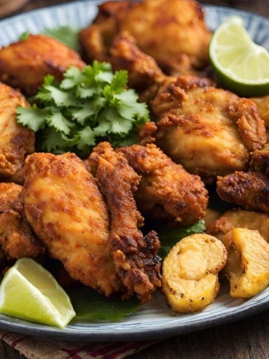 Honduran Pollo Con Tajadas Recipe | Pollo Chuco