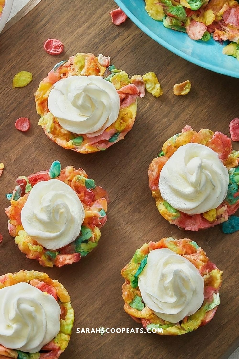 Mini Fruity Pebbles Cheesecake Cups