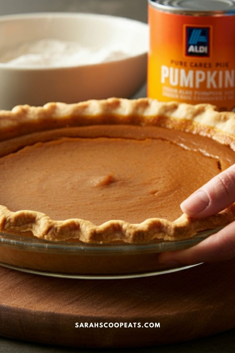 Pure Pumpkin Pie Recipe - Made Only with Aldi Ingredients! - Sarah ...