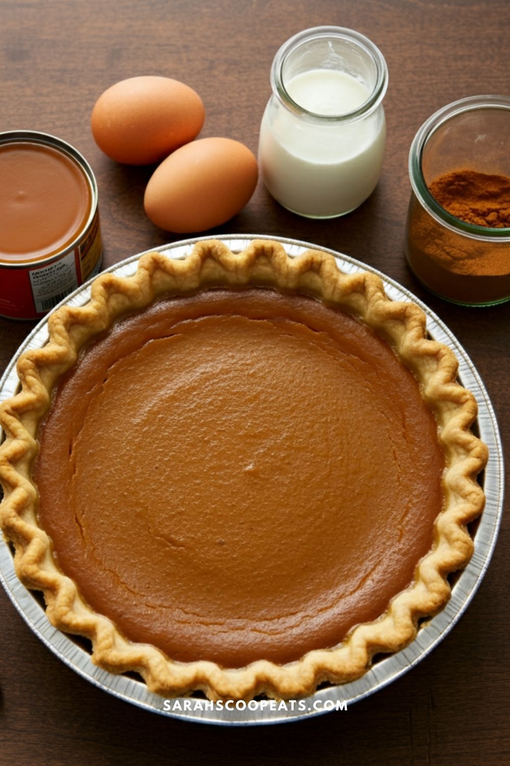 Pure Pumpkin Pie Recipe - Made Only with Aldi Ingredients! - Sarah ...