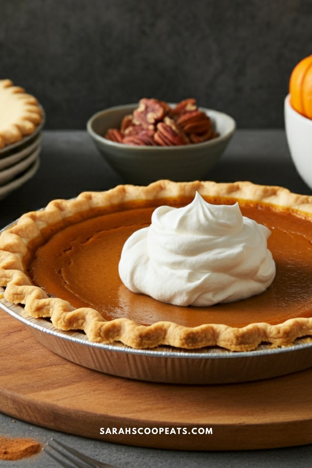 Pure Pumpkin Pie Recipe - Made Only with Aldi Ingredients! - Sarah ...