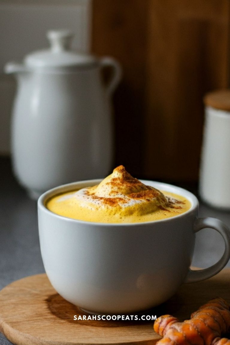 Turmeric Coffee Recipe - A Golden Latte with a Kick! - Sarah Scoop EATS
